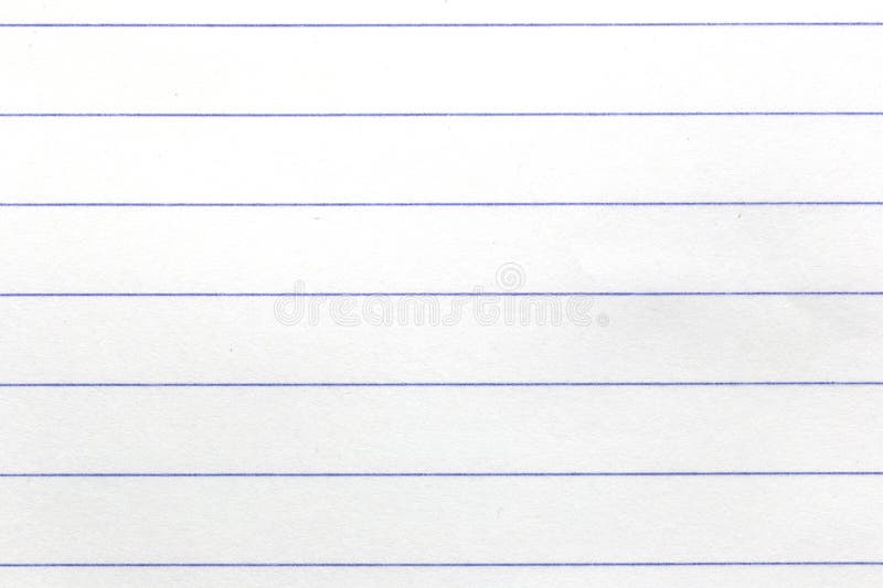 Blank Lined Paper Background, Empty White Paper Stock Photo - Image of ...