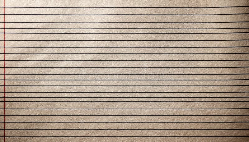 Blank Lined Paper Ready for Writing Notes, Lists, or Creative Ideas in ...
