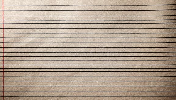Blank Lined Paper Ready for Writing Notes, Lists, or Creative Ideas in ...