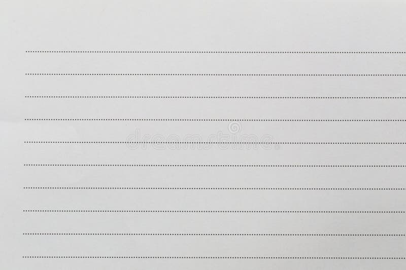 Blank Lined Paper Sheet for Writing and Notes Stock Image - Image of ...