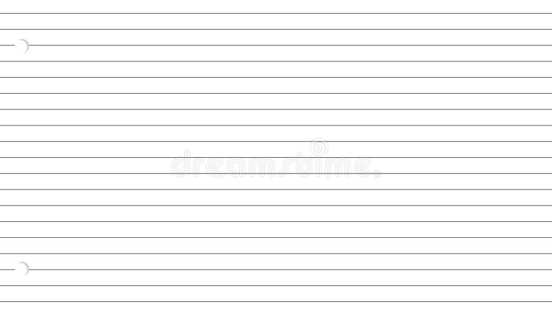 Blank Lined Paper, Spiral Notepad, Abstract Striped Background with ...