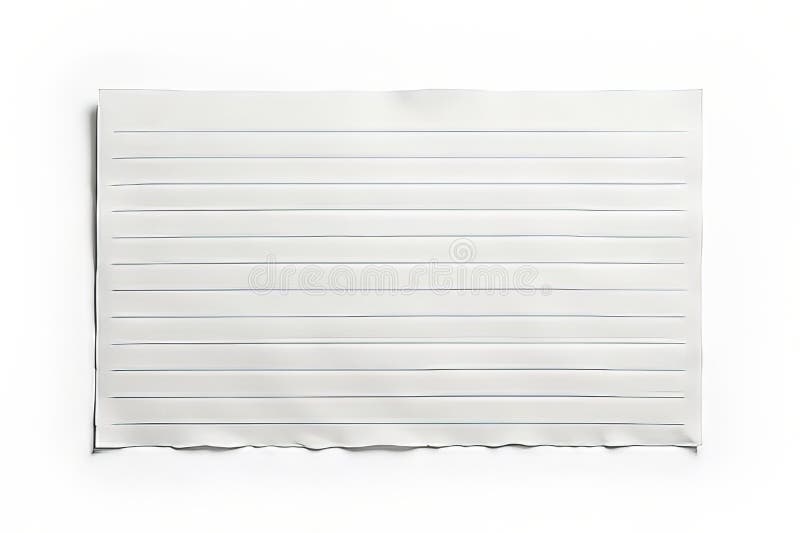 Blank Lined Paper with Torn Edges Perfect for Notes Sketches or ...