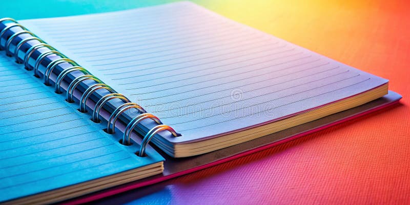 Blank Lined Spiral Notebook PNG Mockup Versatile Stationery Design ...