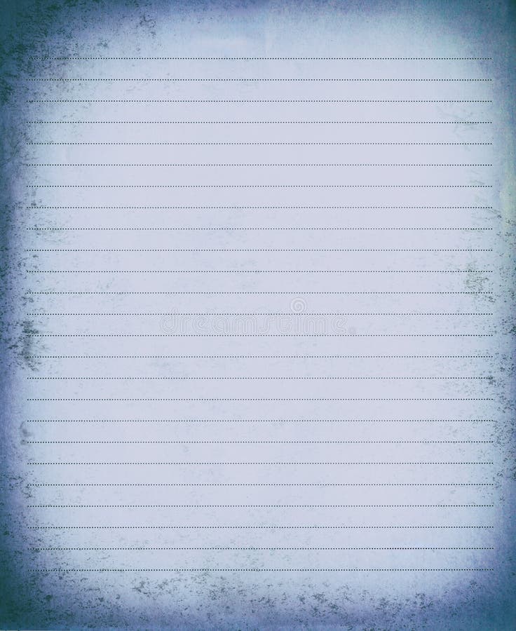 Blank Lined Vintage Paper Background, Empty White Paper Stock Photo ...