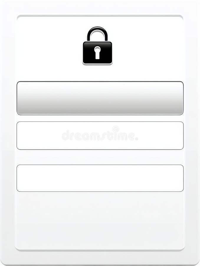Login Form Displaying Suspicious Captcha with Blinking Indicator and Empty Layout for Data Entry ...
