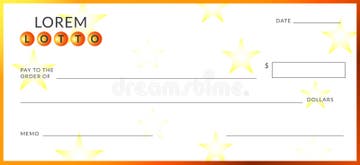 Lotto Winner Check Stock Illustrations – 60 Lotto Winner Check Stock ...