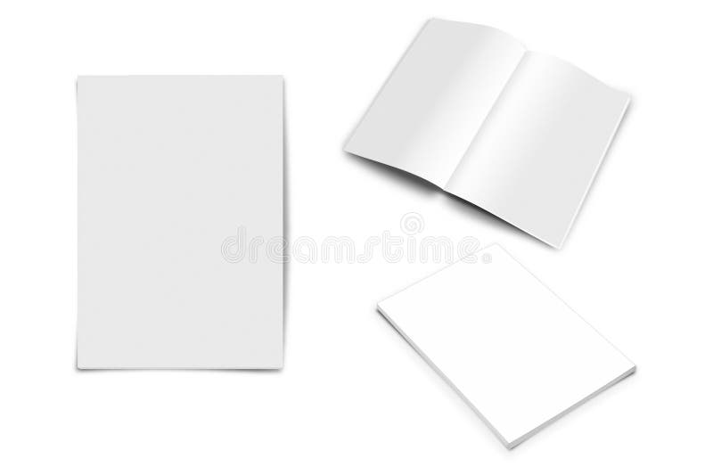 Blank Magazines Front and Back Cover and Perspective Spread. Stack of ... Blank Magazines Front and Back Cover and Perspective Spread. Stack of ...