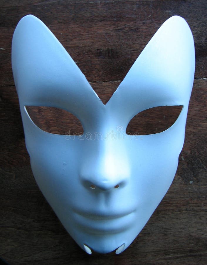 Blank mask stock photo. Image of white, blank, bluish - 86688576