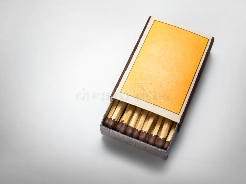 Blank Matchbox Mockup for Branding and Promotion, Empty Paper Packaging ...