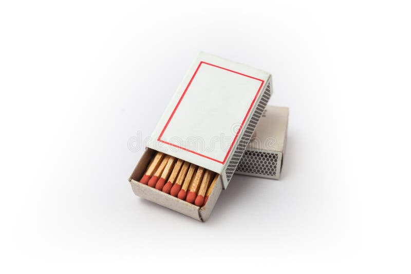Blank Matchboxes stock photo. Image of open, match, flammable - 48094226
