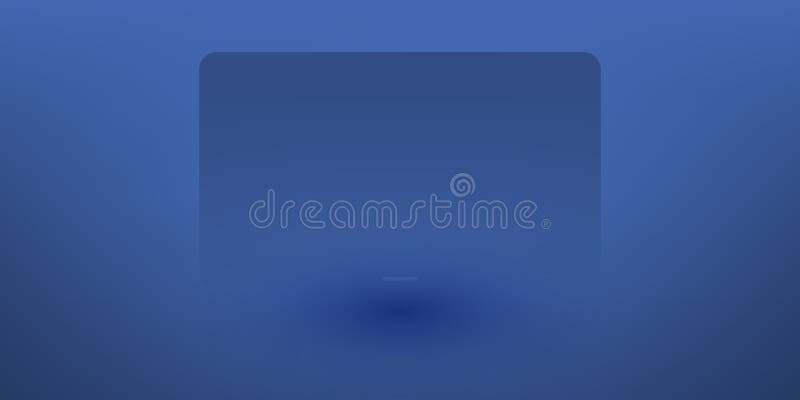 Blank Matte Blue Display, Vector Background Illustration Stock Vector ...