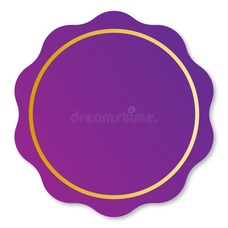 Purple Ribbon Gold Silver Bronze Winner Medal with Star, Vector ...