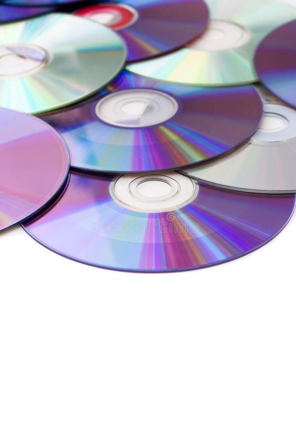 Blank Media Disks stock image. Image of digital, colorful - 10435429