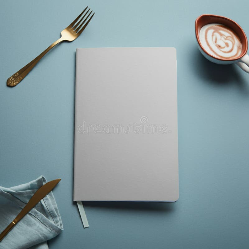Blank Menu Mockup To Add Your Design Stock Illustration - Illustration ...