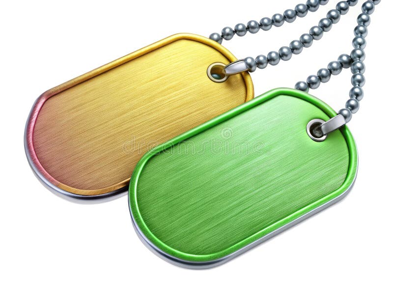 Blank Metal Dog Tags Customizable Military ID Tags for Soldiers ...