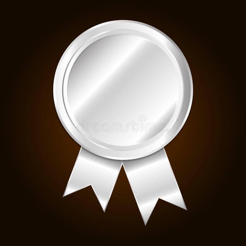 Blank Metallic Label or Seal Icon Image Stock Illustration ...