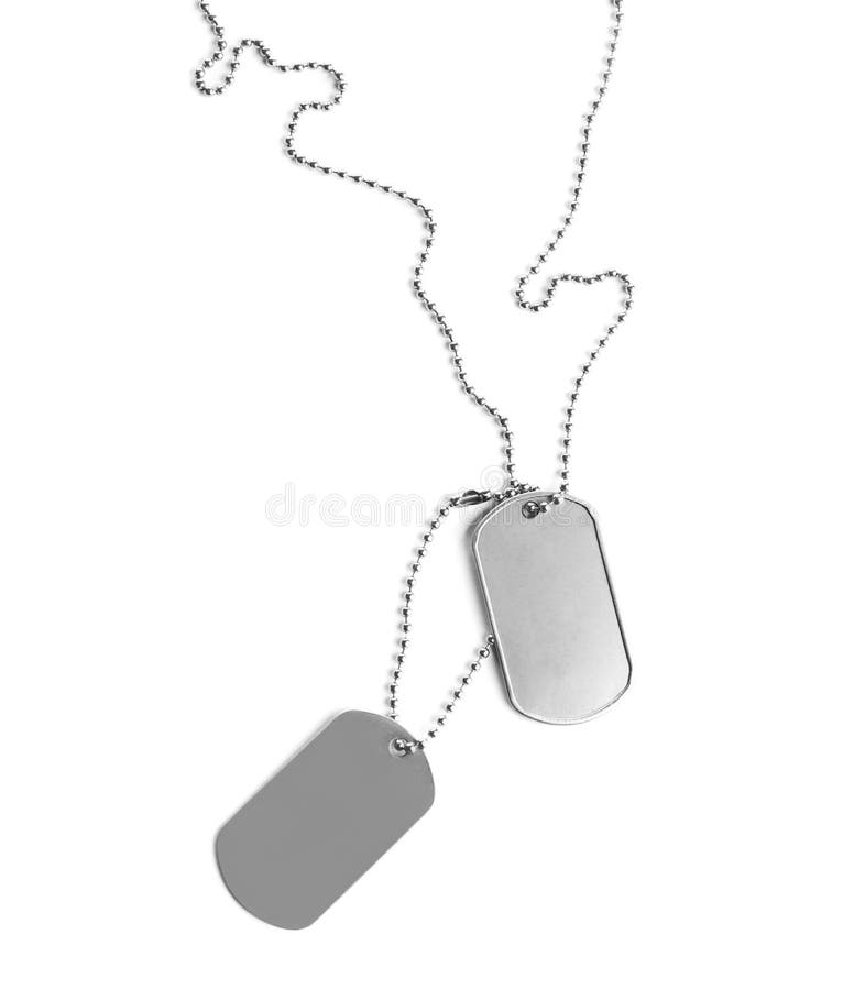 Blank Army Metal Id Tags Stock Photos - Free & Royalty-Free Stock ...