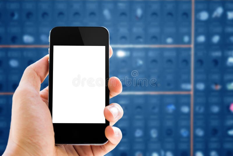 Blank mobile phone stock photo. Image of device, people - 51675762