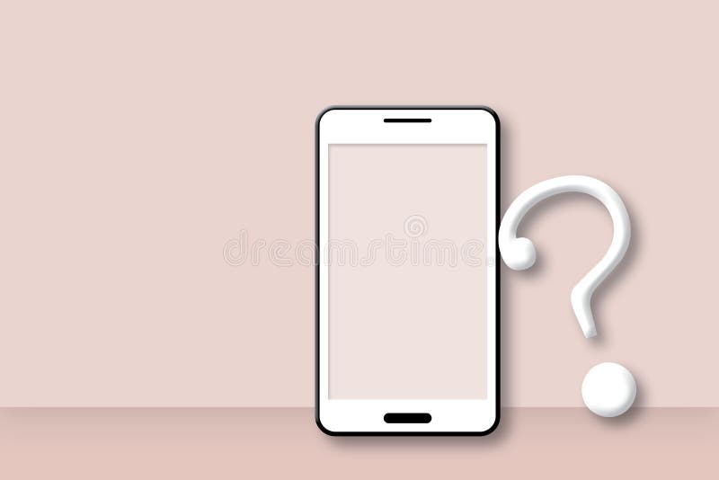 Blank Mobile Screen with Colorful Flags and Empty Side on Pastel ...