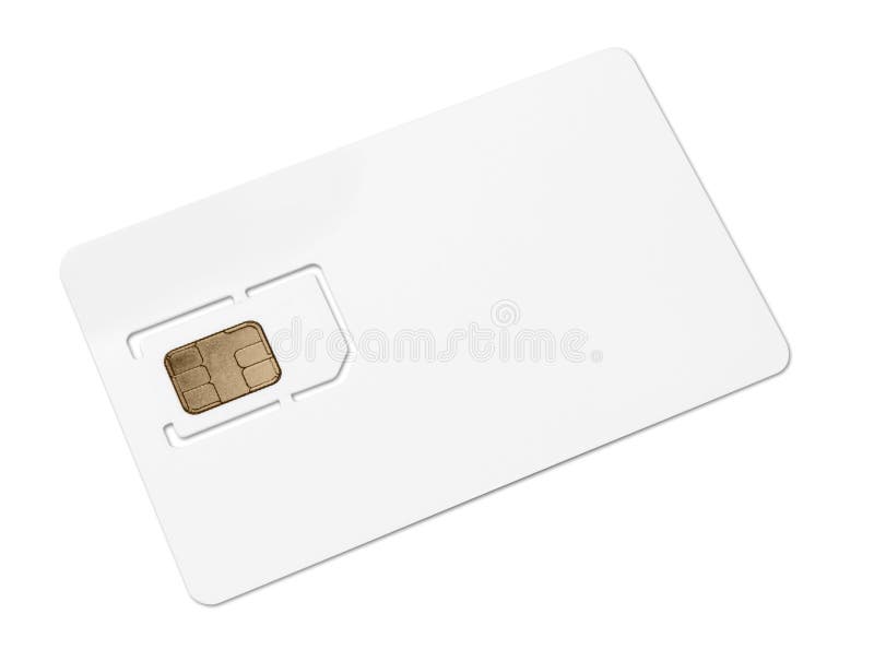 Blank mobile sim card stock image. Image of mobile, white - 14477905