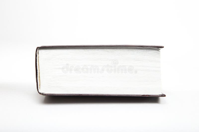 Blank Mock Up of Big Closed Book with Copy Space Isolated on the Stock ...