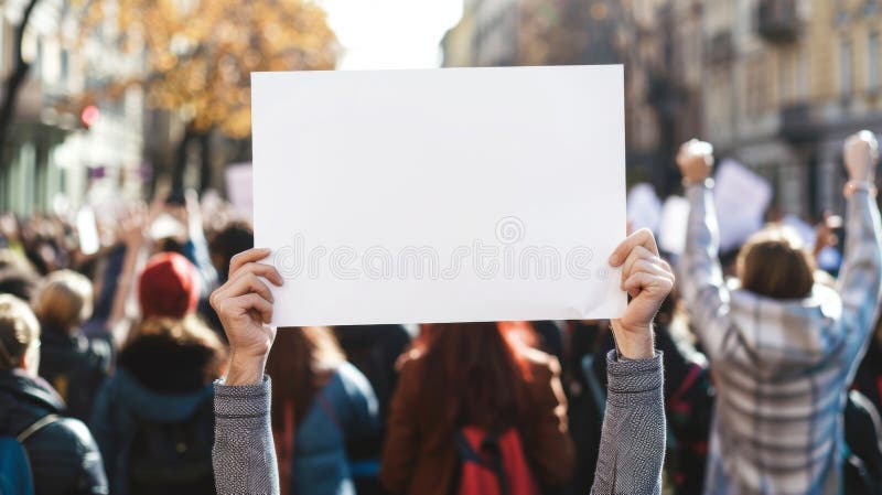 Blank Mockup of a Bold and Eyecatching Flyer for a Political Rally or ...