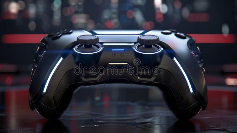 Blank Mockup of a Futuristic Gaming Controller with a Unique Shape and ...