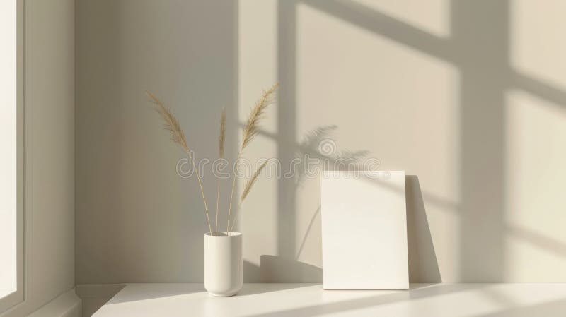 Blank Mockup of a Magazine Cover with a Minimalist Design Utilizing ...