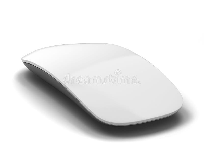 Blank Modern Computer Mouse Mockup Stock Illustration - Illustration of ...