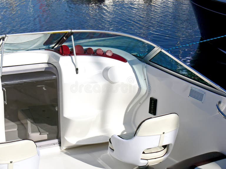 Blank Motor Boat Control Panel Stock Image - Image of board, harbour ...