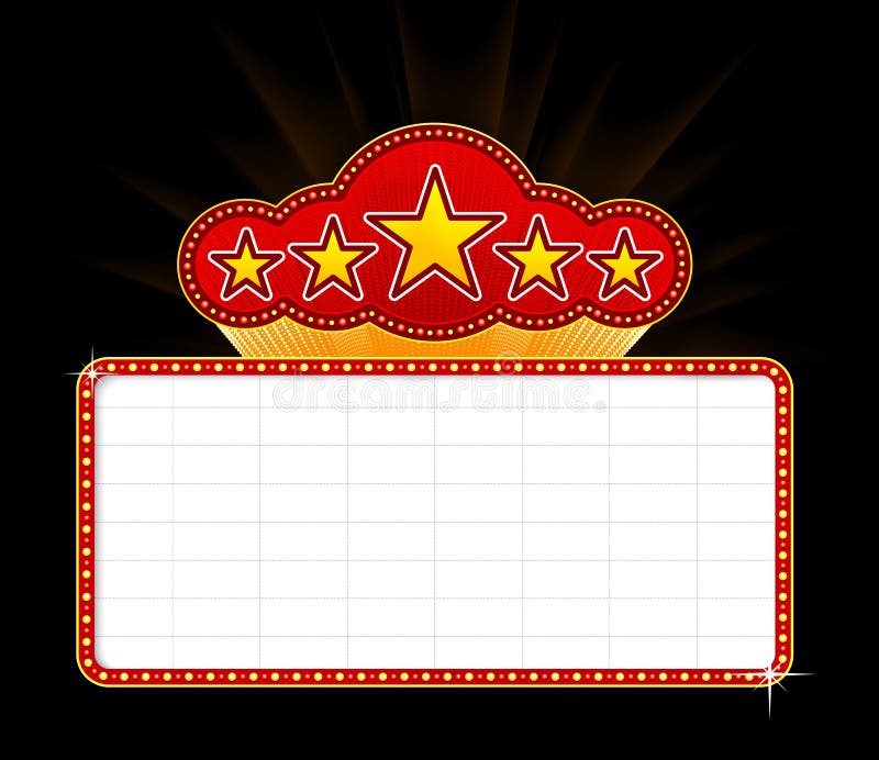Movie Marquee Vector