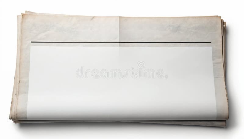 Empty Newspaper Template