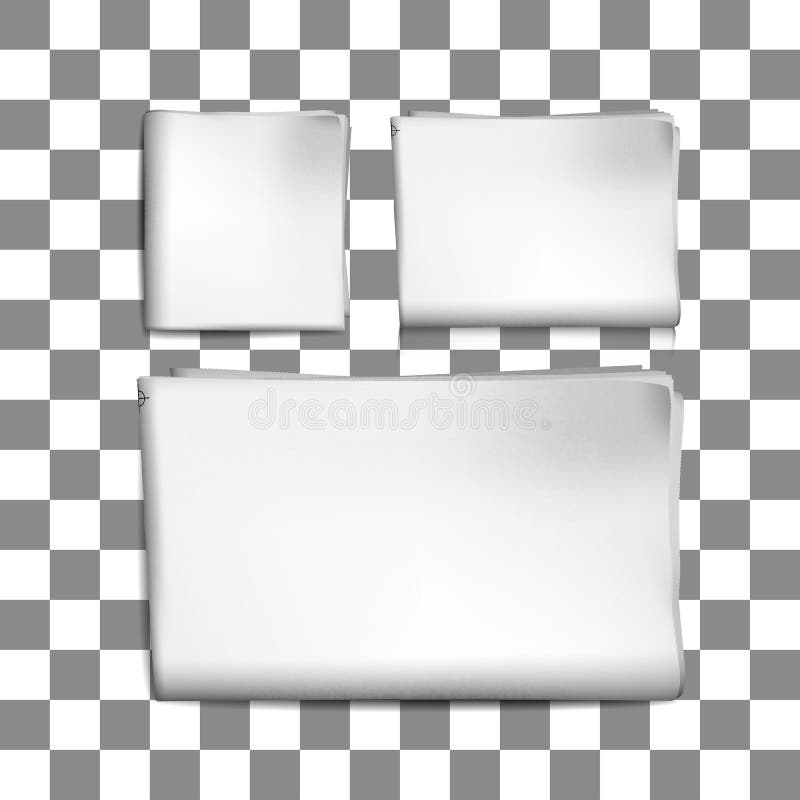 Blank Folded Newspaper stock vector. Illustration of newspaper - 9466638