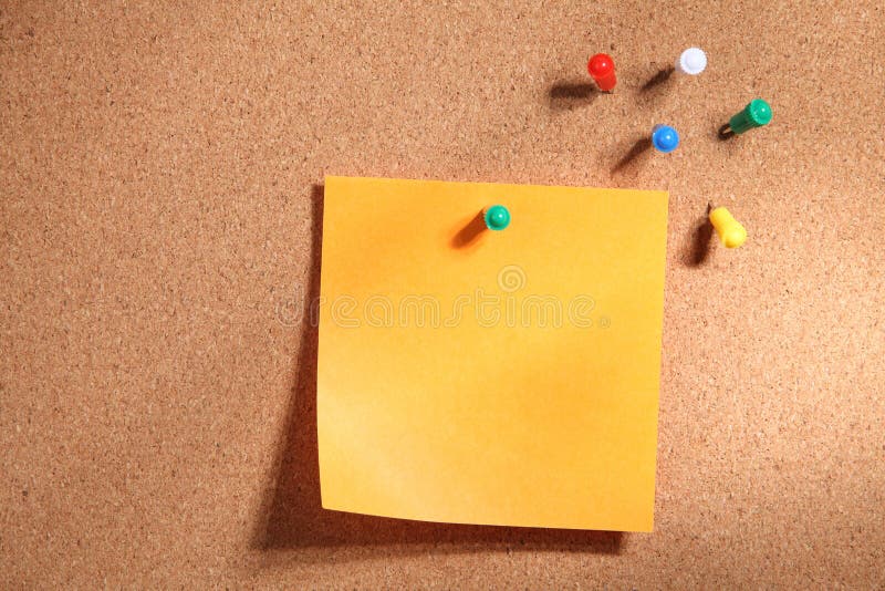 Blank note stock image. Image of yellow, paper, reminder - 24793055