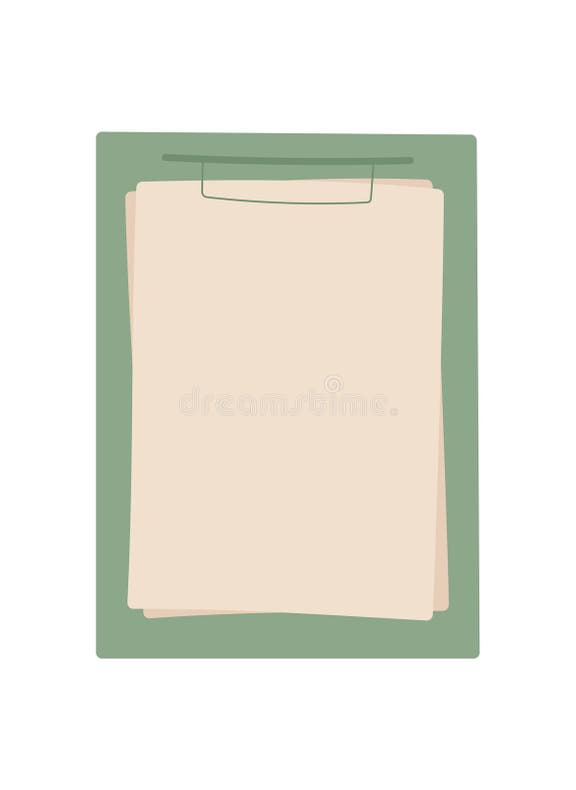 Blank Note and Envelope Clip File Stock Vector - Illustration of ...