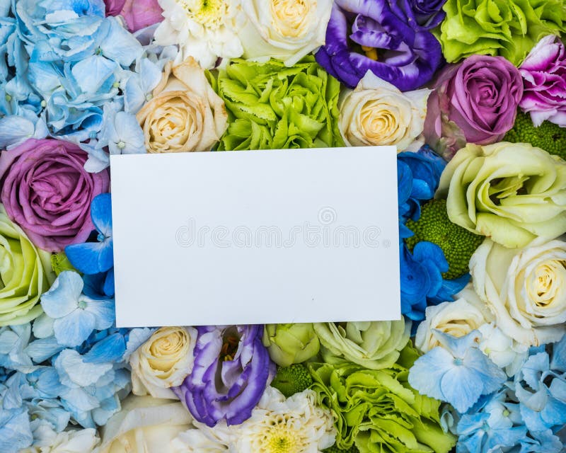 Note With Flower Isolated On White Stock Photo - Image of billboard ...