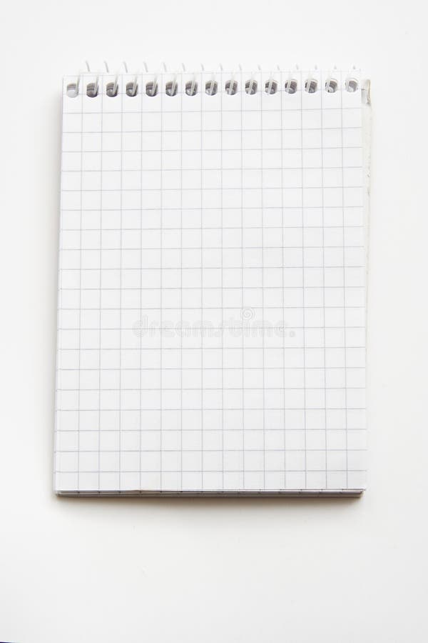 Blank note pad stock image. Image of space, spiral, school - 8344221