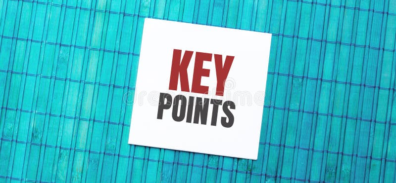 Blank Note Pad Key Points Text Green Wooden Background Stock Photos ...