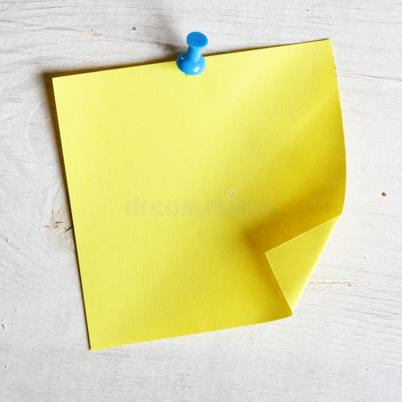 Blank note paper stock photo. Image of note, reminder - 6730906