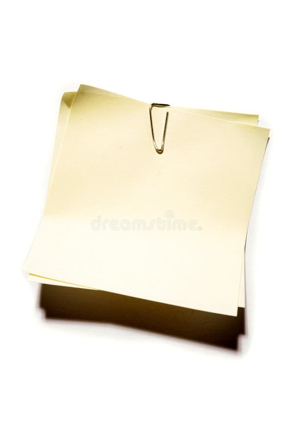 Blank note paper stock photo. Image of isolated, bulletin - 7080380