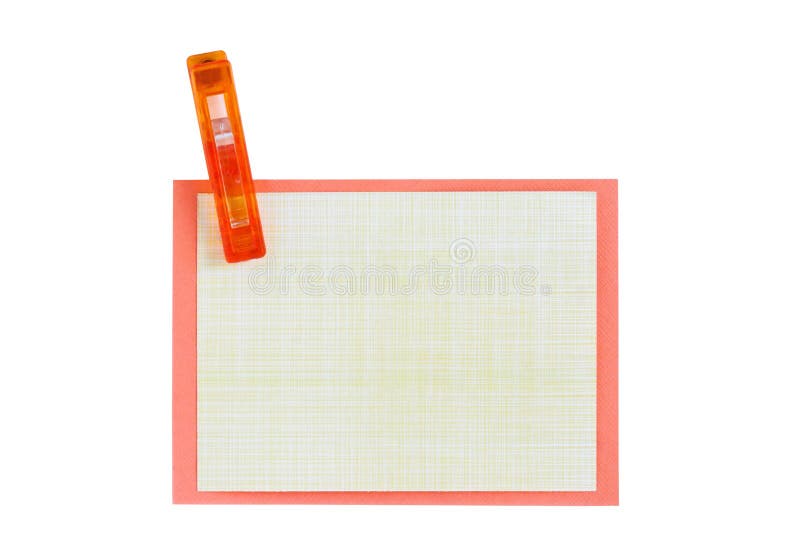Paper clipped stock photo. Image of isolated, office, organize - 1411926