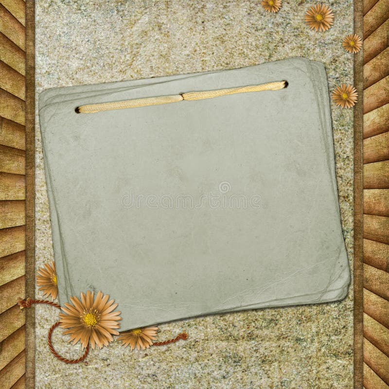 Grunge Paper Invitation Wooden Background Stock Illustrations – 917 ...
