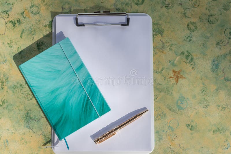 Blank Note Paper and Pen.copy Space for Your Text and Writing Concept ...