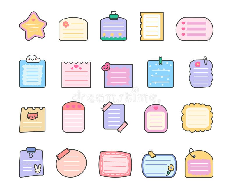 Blank Note on Paper. Reminder on the Sheet Stock Vector - Illustration ...