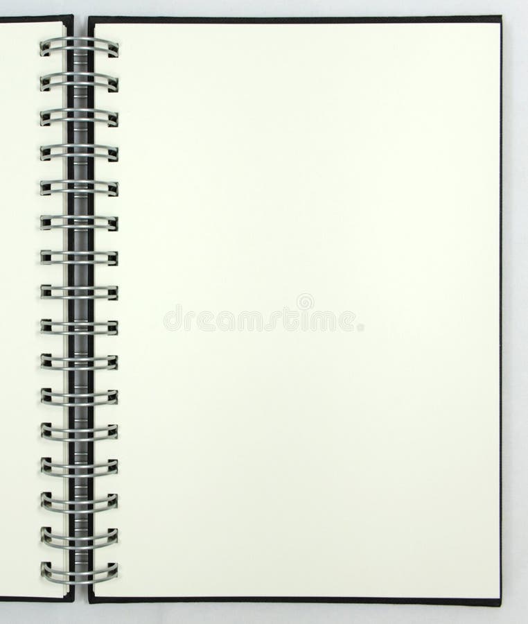 Blank Notebook stock photo. Image of notepaper, notepad - 13789778