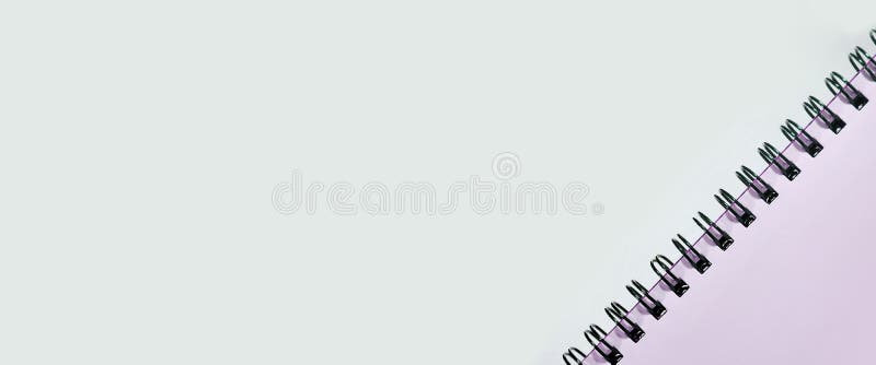 Notebook Border Background. Stock Image - Image of copybook, blank ...