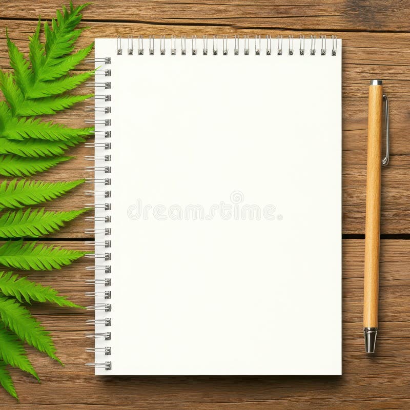 A Blank Notebook with Copy Space, Perfect for Visual Identity Design ...