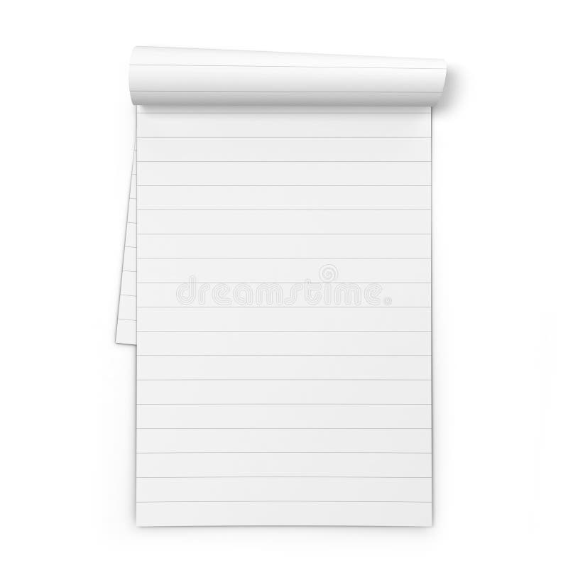 Blank notebook stock illustration. Illustration of education - 47126861