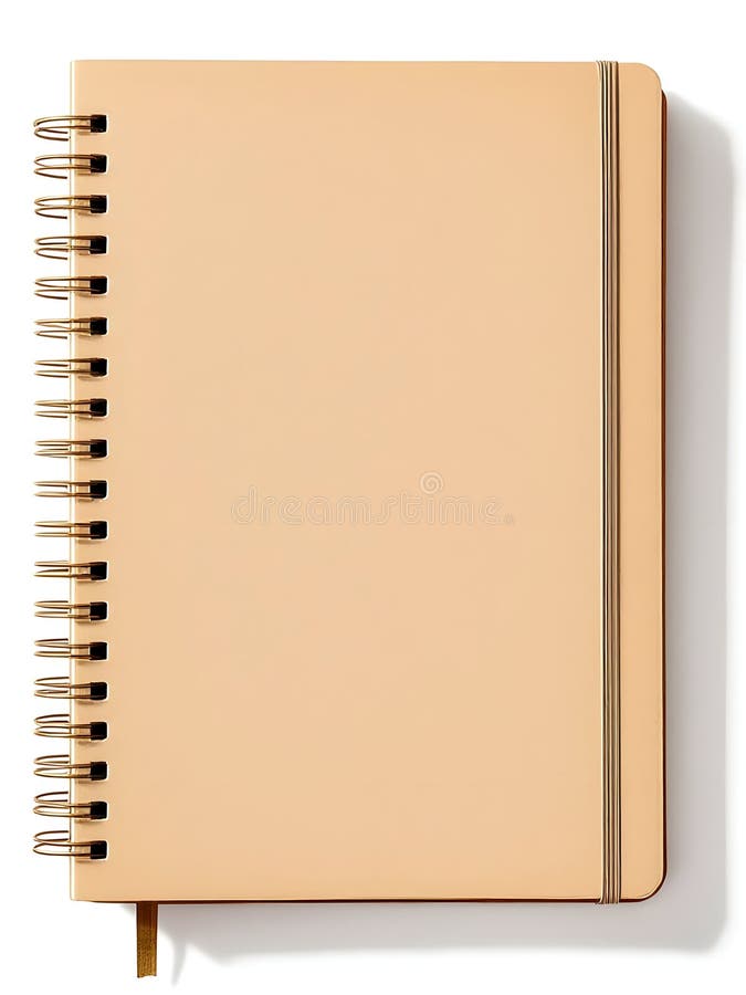 Blank Notebook Detailed Illustrated Stock Illustration - Illustration ...