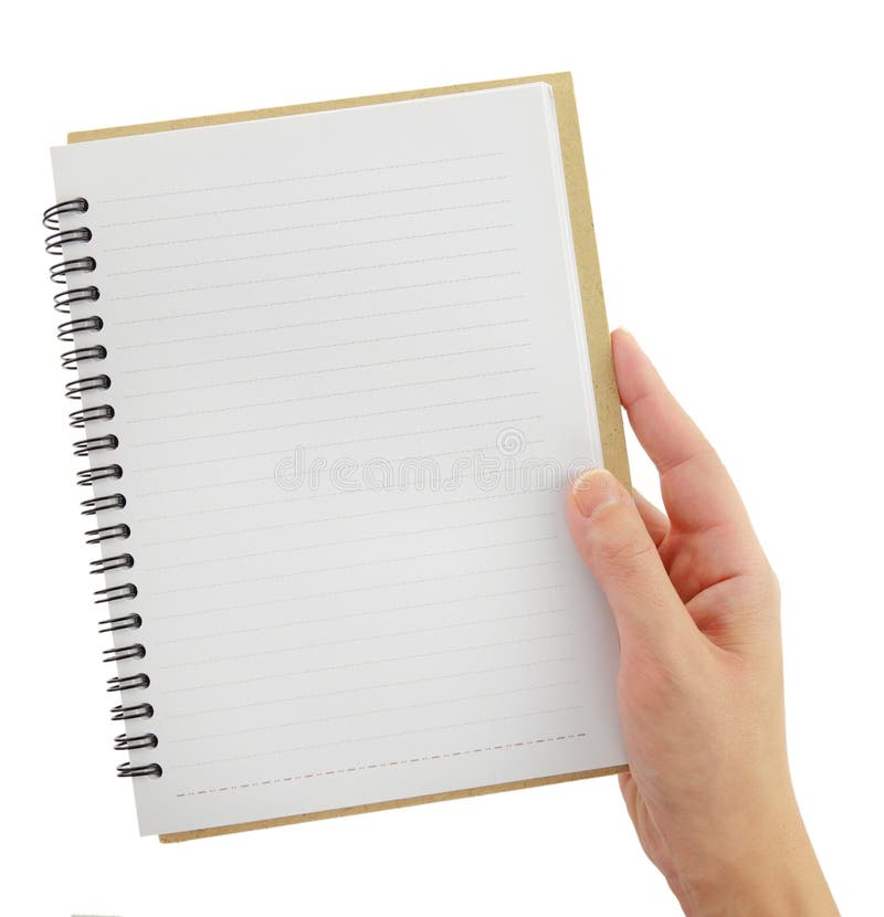 Blank notebook stock image. Image of gesture, business - 36044709